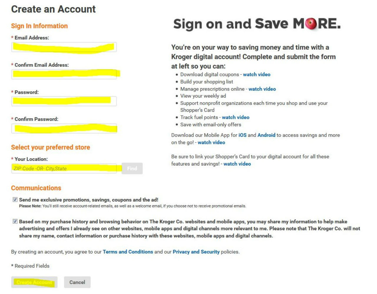 Kroger Community Rewards – South Texas Royal Rangers